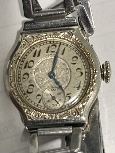 Vintage Watch Elgin Art Deco 14K Gold Bezel & 14k GF Model E-5 ...