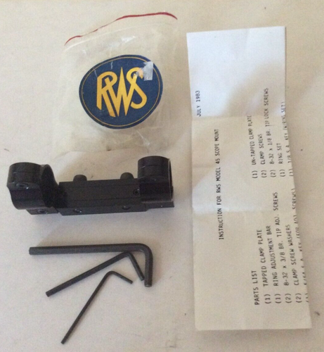 RWS Model 45 Scope Mount with Instructions | eBay