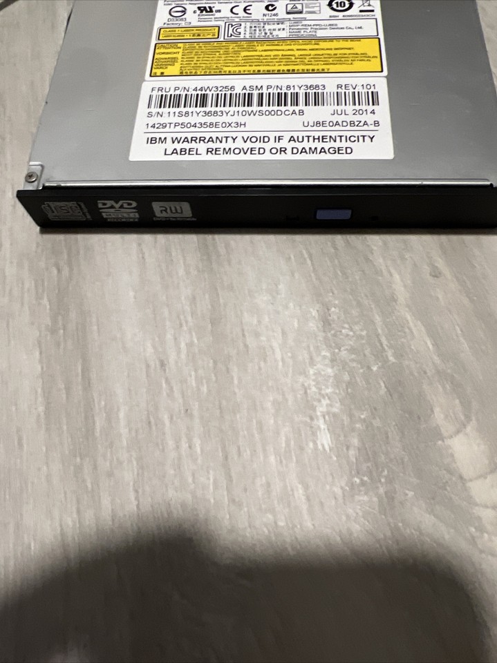 Lenovo IBM UJ8E0 P/N 44W3256 CD DVD ROM Player SATA Drive W/ Cable | eBay