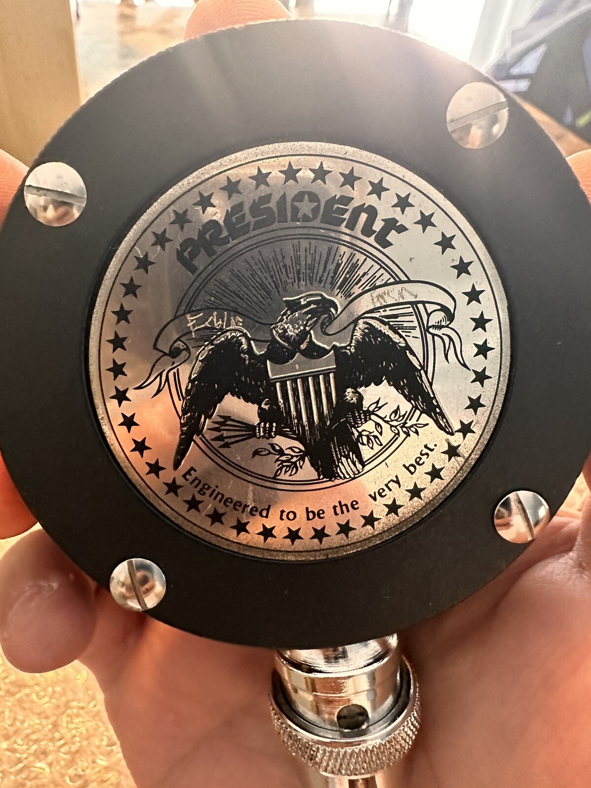 Astatic D104 Silver Eagle Special Edition President Cb Emblem Top Part ...