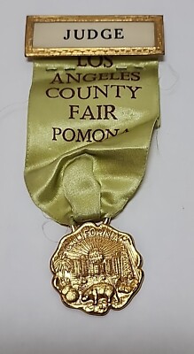 1961 Los Angeles County Fair Pomona California Judge Ribbon JRR14 | eBay
