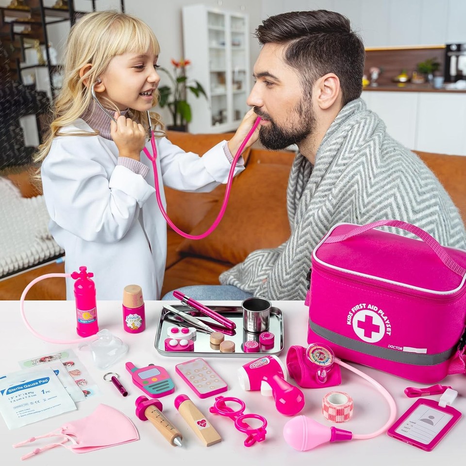 Doctors Set for Kids Age 3+, Kids Medical Kit with Realistic ...