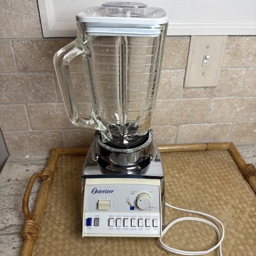 Vtg Osterizer Dual Range 12 Speed Designer Blender 855-20A Glass ...