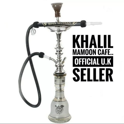 KHALIL MAMOON CAFE STYLE SHISHA HOOKAH PIPE SET + Free Coconut Coal | eBay UK