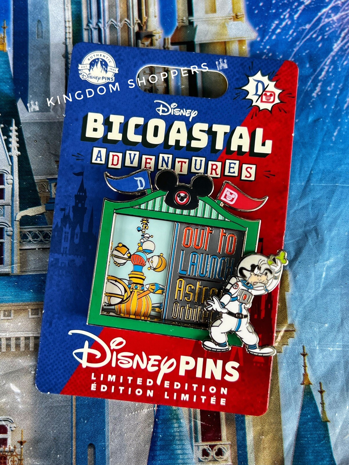 2024 Disney Parks Bicoastal Adventures Astro Orbiter Goofy Pin LE 4000 ...