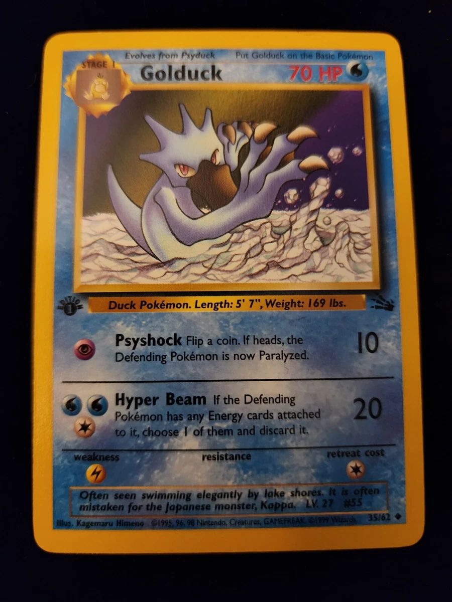 Golduck Pokemon Card