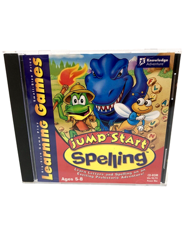 Jump Start Spelling Ages 5-8 Learning Game With Manual CD-ROM Windows ...