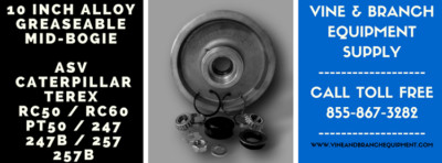 Alloy Greaseable 10IN MID / BOGIE KIT Caterpillar 247 / 247B / 257 ...