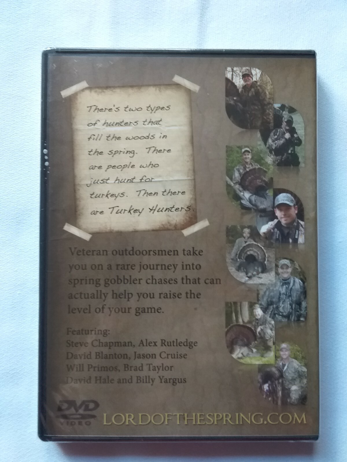 NEW SEALED Lord of the Spring Turkey Hunting DVD Featuring Chapman ...