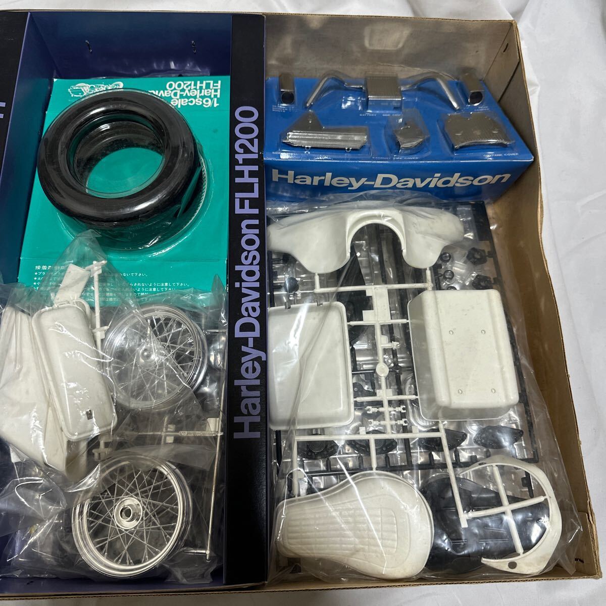 Tamiya 1/6 #BS0607 AMF HARLEY DAVIDSON FLH1200 Electra Glide Big Scale ...