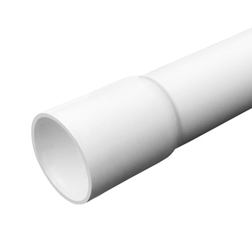 24m Installationsrohr M20 gemufft Kabelrohr Elektrorohr PVC weiss Kabel ...