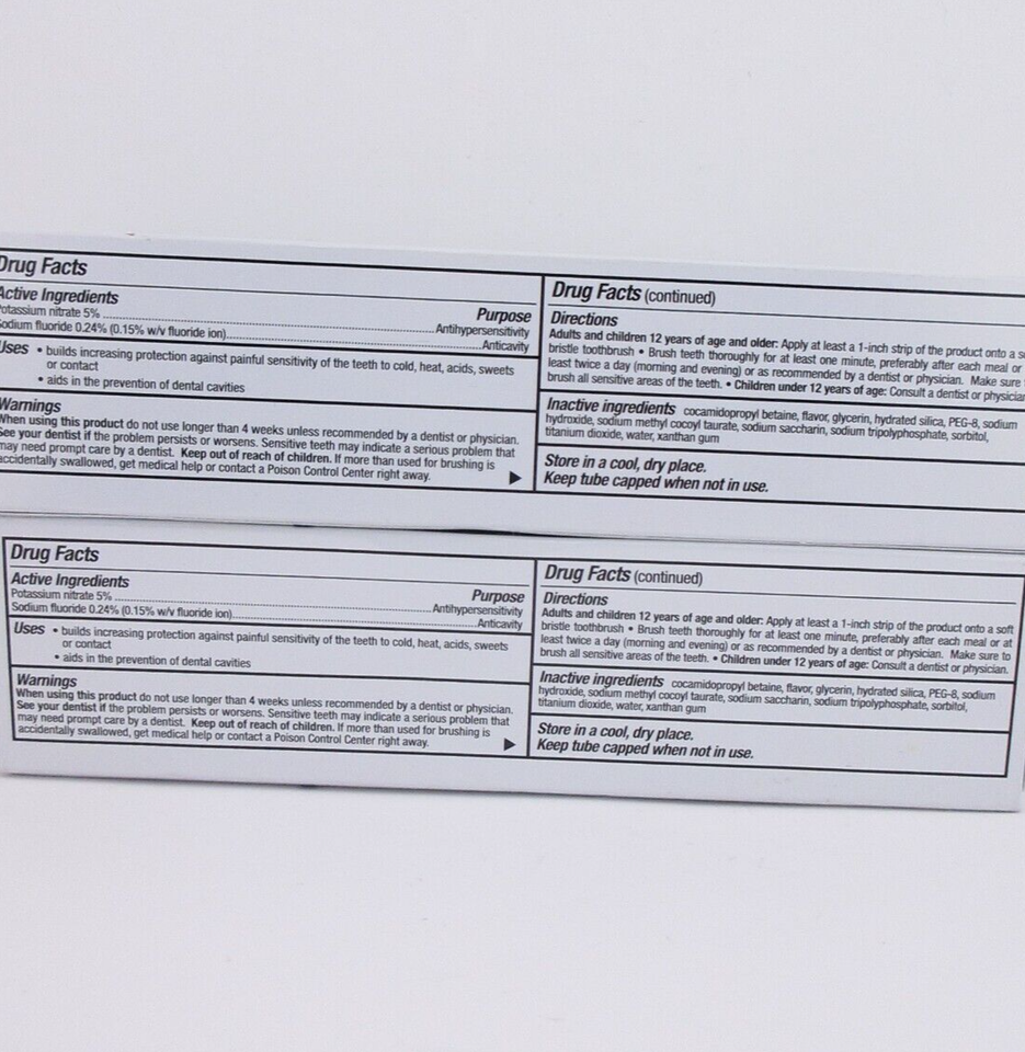 Equate Max Strength Sensitive Extra Whitening Toothpaste, 4 oz ea, 2 pk ...