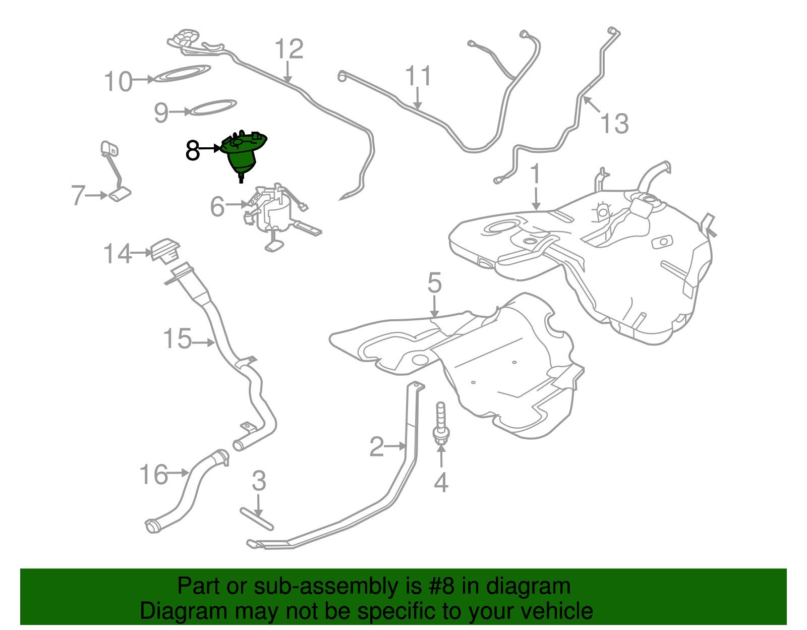 Genuine Jaguar Fuel Tank Mounting Flange XF 2009-2015 XJ 2010-2019 ...