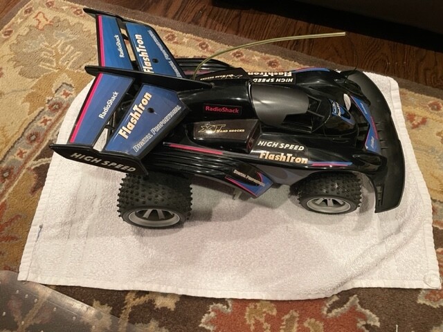 RADIO SHACK vintage r/c high speed car FLASHTRON XT Off-Road Shocks | eBay