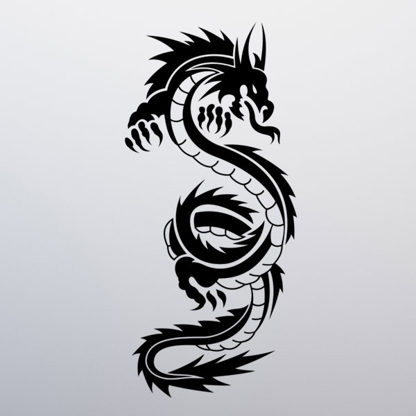 Chinese Tribal Dragon Designs