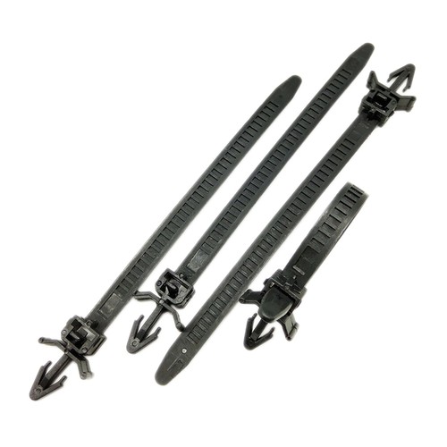 50xCar Line Cable-Ties Zip Wrap Push Rivet Clip Wiring Loom Harness ...