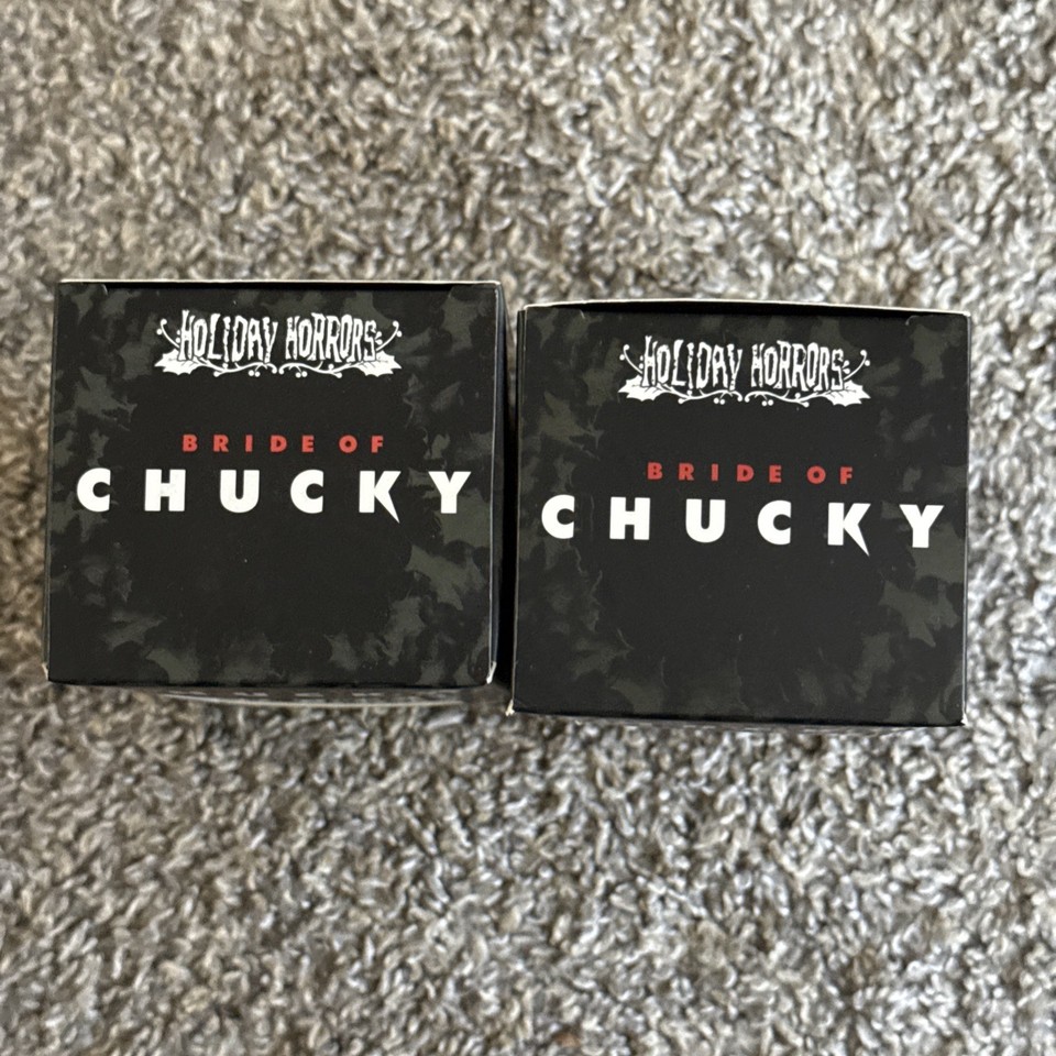 Holiday Horrors Bride of Chucky Tiffany/Chucky Ornament Trick or Treat ...
