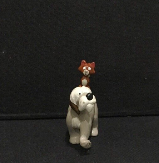 Walt Disney- 101 Dalmations -Colonel & Sgt. Tibbs 3.5 inches tall -PVC ...