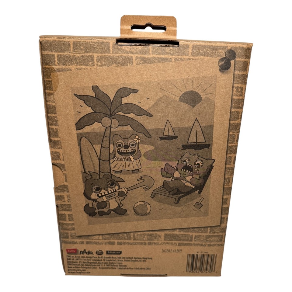 Zuru Fuggler Vacay Vibes Mr. Needles Plush Mint Green New | eBay