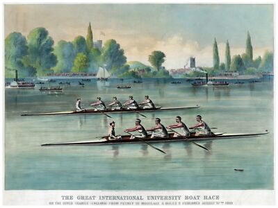 4451.The Great International University Boat Race.POSTER.decor Home ...