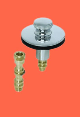 Push & Pull Replacement Universal Drain Stopper with 5/16” or 3/8” Pins ...