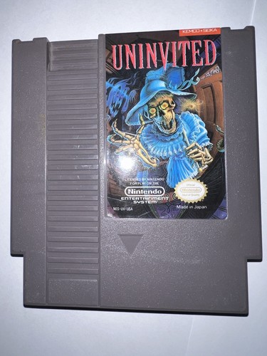 GENUINE - UNINVITED - NINTENDO NES GAME ONLY - NEAR MINT Holy Grail ...