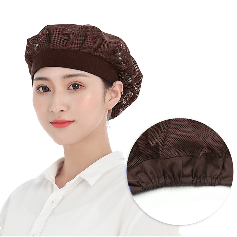 Unisex Elastic Mesh Caps Cafe Bar Kitchen Restaurant Hotel Bakery ...