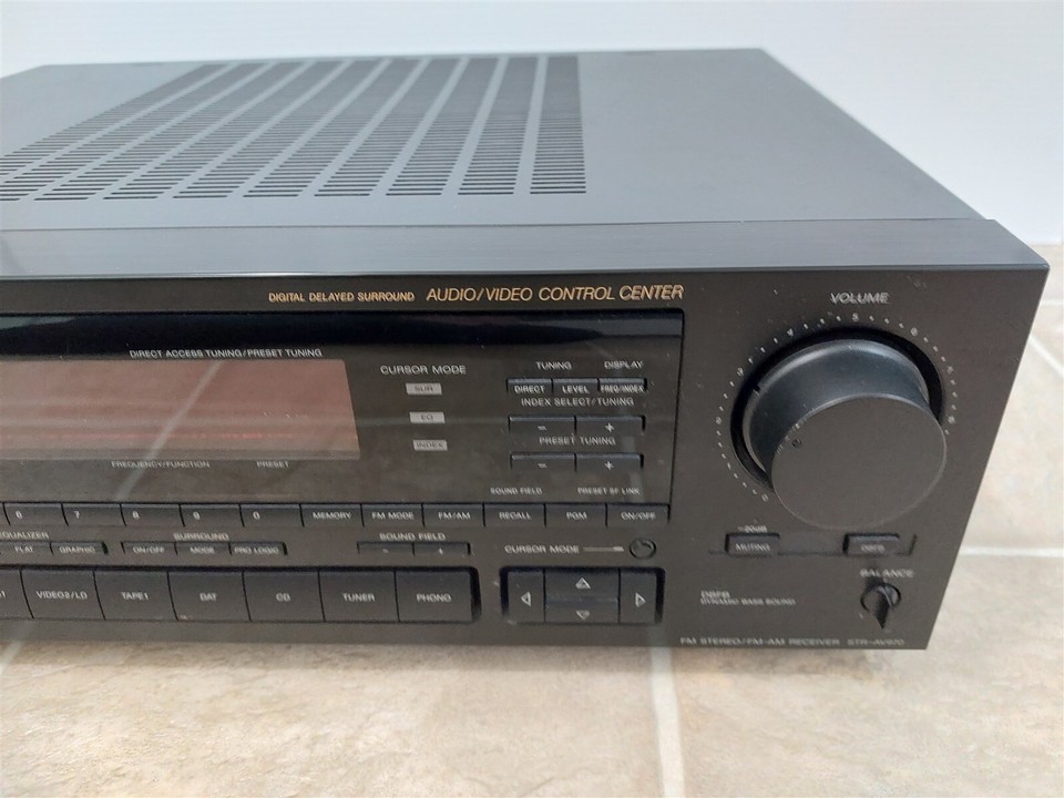SONY STEREO FM-AM RECEIVER MODEL STR-AV970X - FOR PARTS OR REPAIR ...