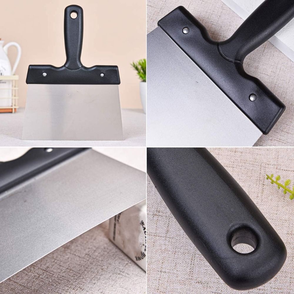 Stainless Steel Baking Supplies 9.45*7 Inch Chocolate Scraper Bakery ...