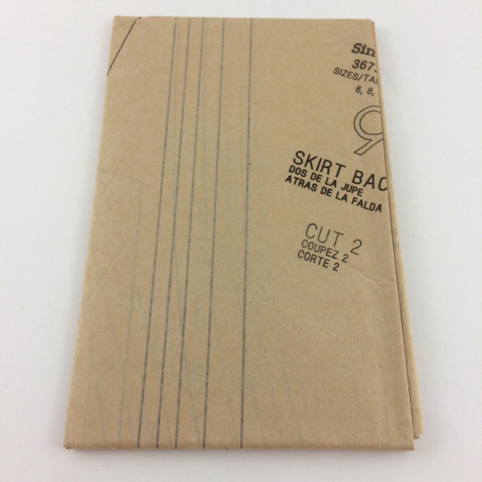 Simplicity 3673 1950s Retro Dress Jumper Skirt Pattern Uncut Size 6 8 ...