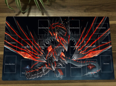 Yu-Gi-Oh! Playmat Red-Eyes Darkness Dragon CCG TCG Mat Trading Card ...