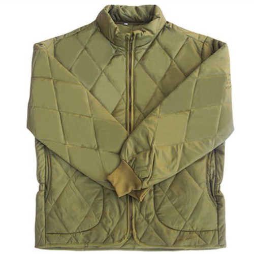 Mens Field Jacket Liners Warm Inner Quilted Khaki High Neck Jacket US ...