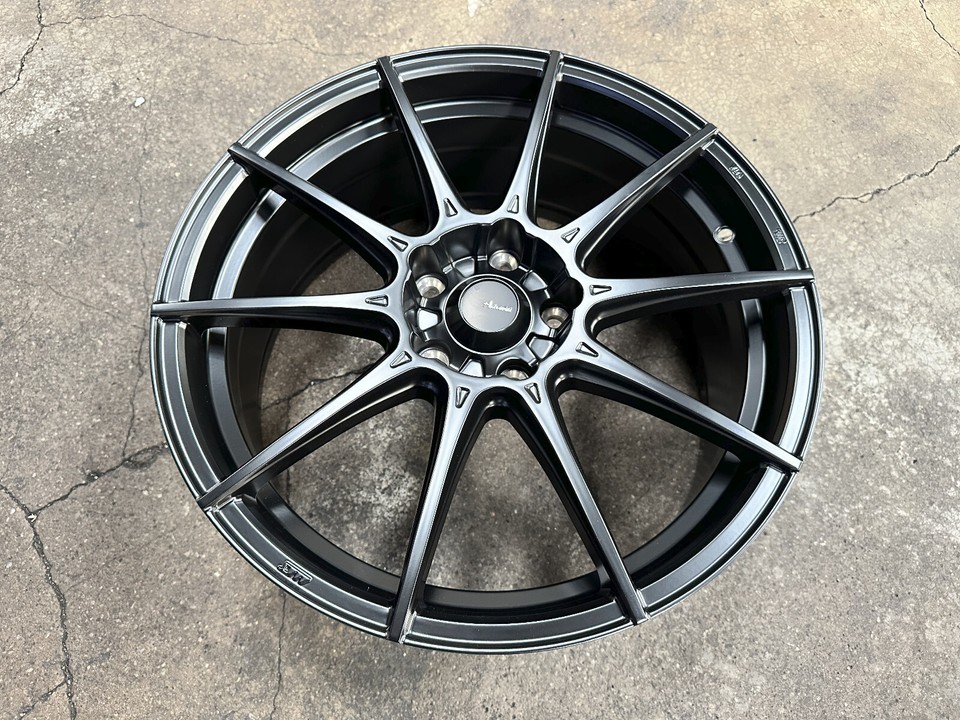 18x8 Advanti Storm S1 DST Black 5x114.3 | 4 Wheel | Conical Seat ...