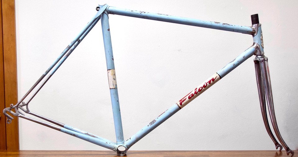 21" Vintage 531 Double Butted Falcon Frame & Fork for Restoration ...