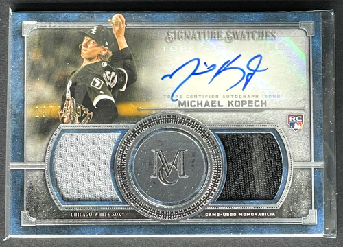 2019 Museum Collection Signature Swatches Michael Kopech Relic Auto ...
