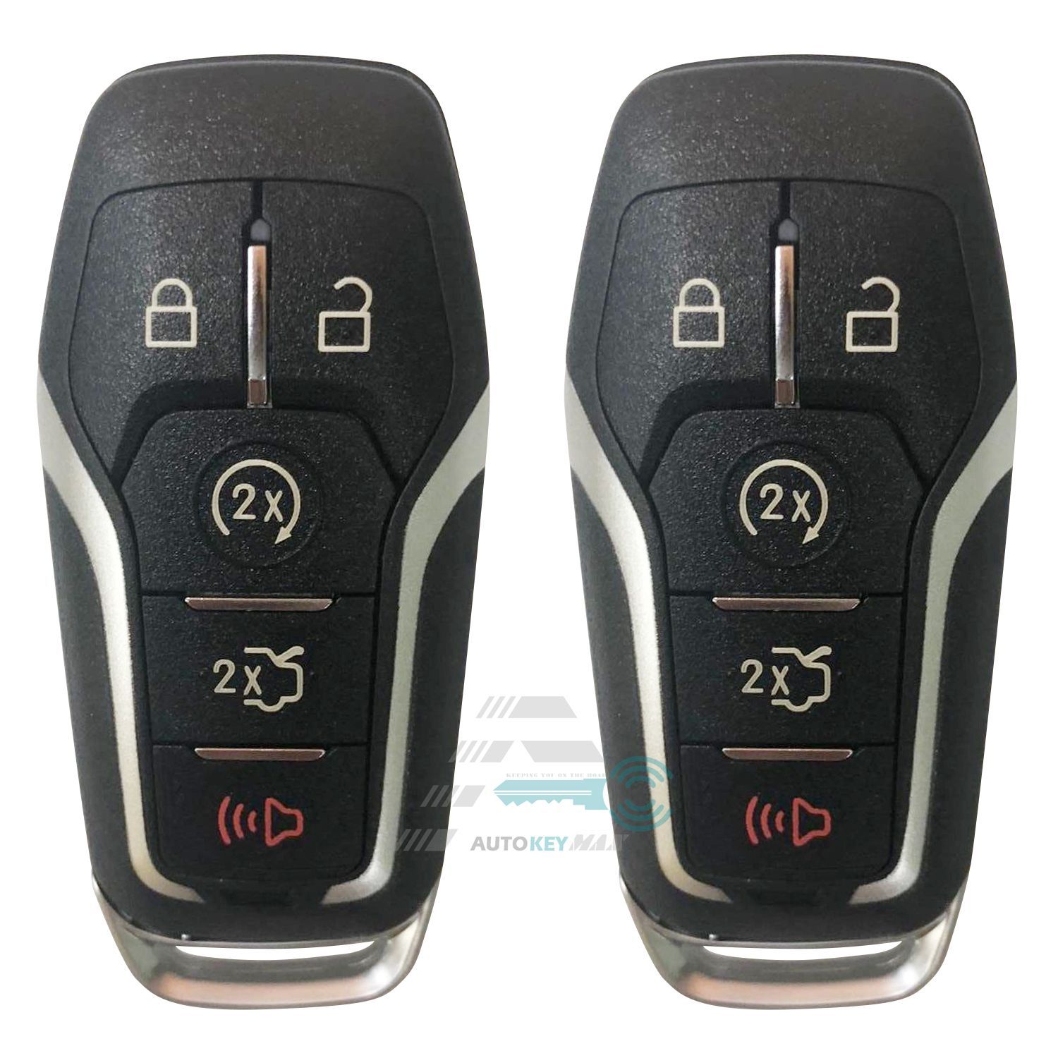 2 Replacement 5BTN Smart Prox Remote Key Keyless Case Housing For Ford ...
