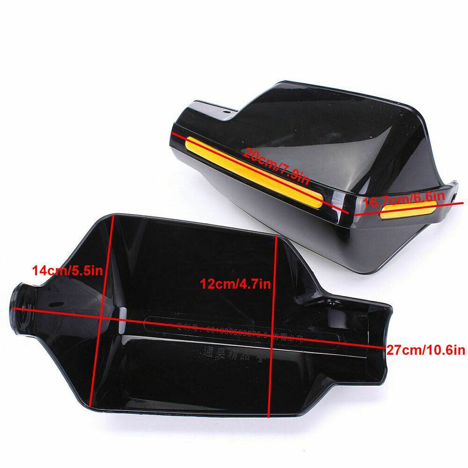 1 Pair 22MM 7/8'' Universal Motorbike Motorcycle Handlebar Hand Guards ...