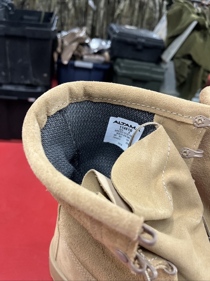 GI Genuine Army Military Sand Cold Weather Goretex Military Boots 12.5 ...