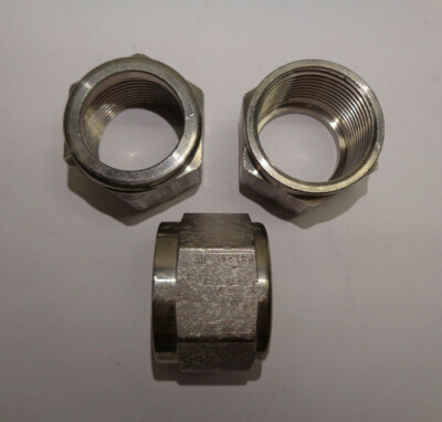 AIRCRAFT B-NUT AN818-16J STAINLESS STEEL COUPLING NUTS 3 EACH NEW (LAST ...