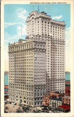 Whitehall Building New York City NY Unposted Postcard | eBay