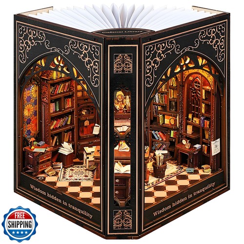 Book Nook Kit with Nightlight – Type-C and Battery Powered DIY Bo | eBay