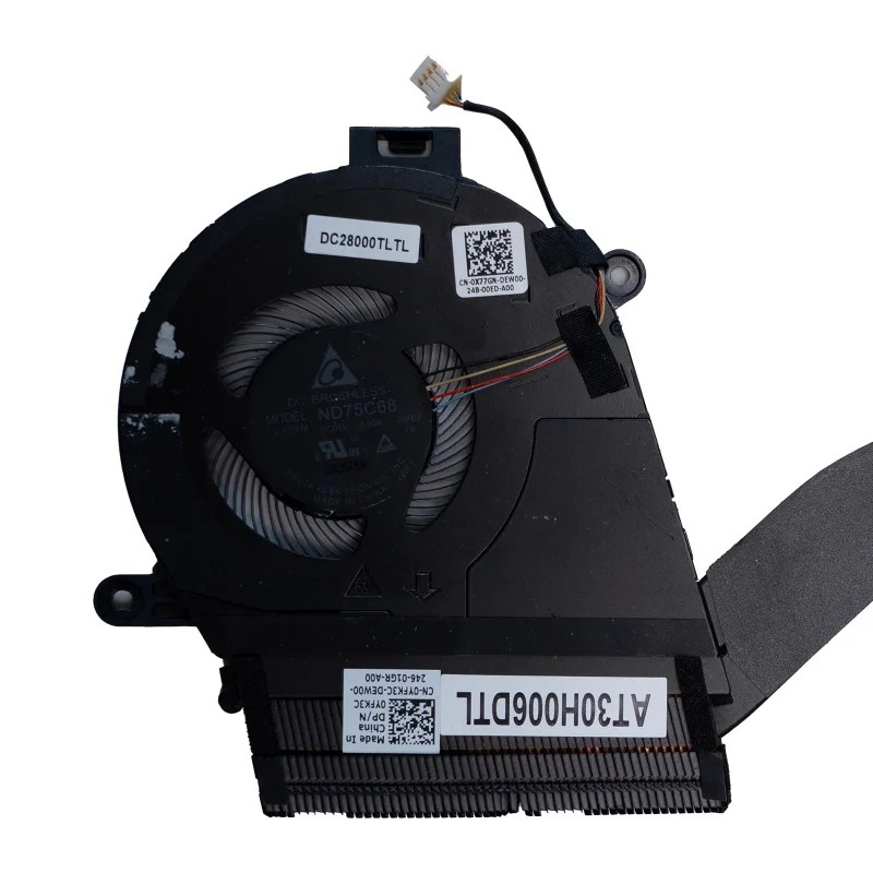 Laptop CPU Cooling Fan With Heatsink For Dell Latitude 9520 E9520 ...
