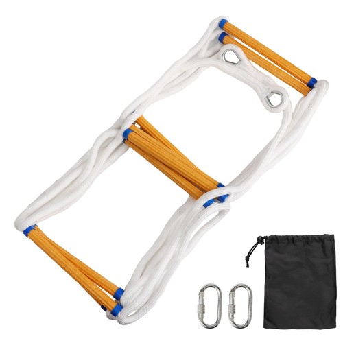Escape Rope Ladder 2 Story Homes 16 Feet Flame Resistant Fire Safety ...