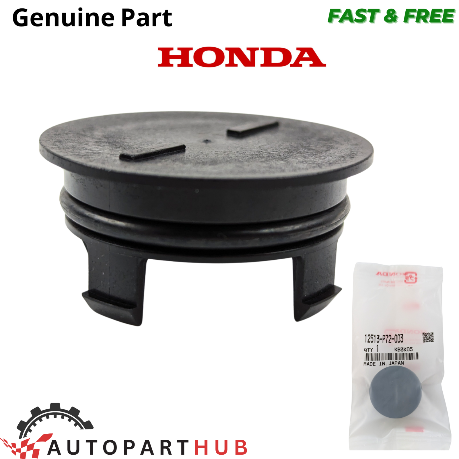 GENUINE HONDA CIVIC CR-V ACURA ENGINE CYLINDER HEAD CAM PLUG OEM 12513 ...