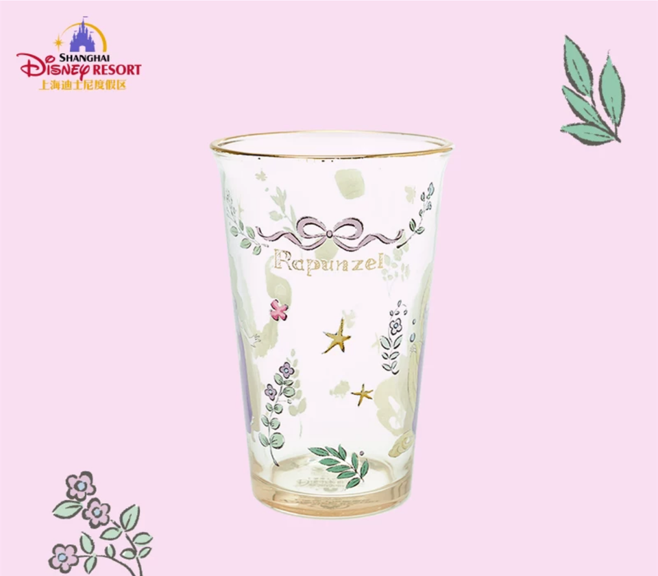 Disney authentic rapunzel glass cup shanghai disneyland | eBay