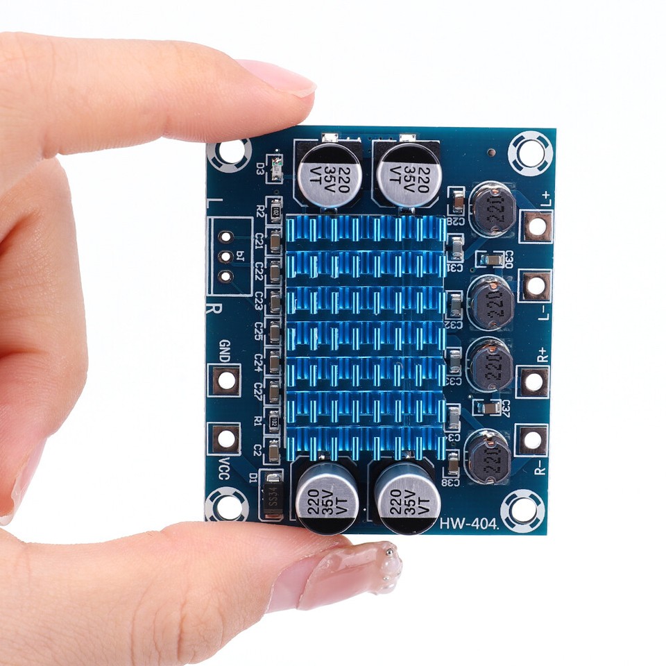 Digital Audio Amplifier Module HD Dual Channel Class D for Car Computer ...