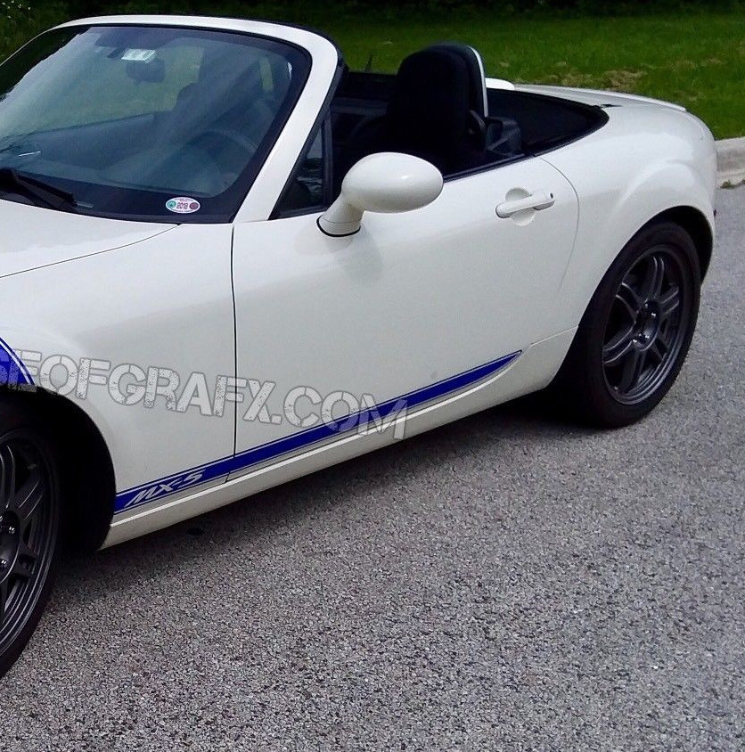 Door Stripe Stripes fit Mazda Miata MX-5 NC ND Decal Decals Graphic | eBay