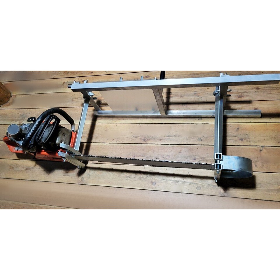 Aluminum Steel Lumber Chainsaw Mill 14"-36" Portable Chain Saw Rail ...