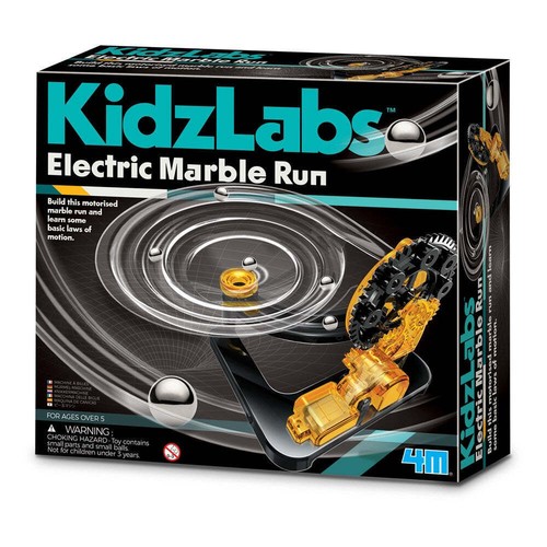 4M KidzLabs Electric Marble Run Educational Kids/Toddler Fun Activity ...
