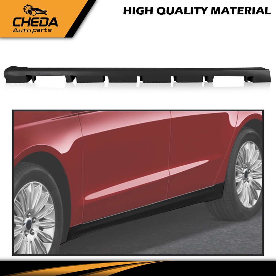 Exterior-Rocker Panel Molding Trim Fit For 2013-2016 Ford Fusion-Left ...